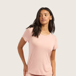 Bamboo Women's Sleep Tee in Dusty Pink – Boody AU